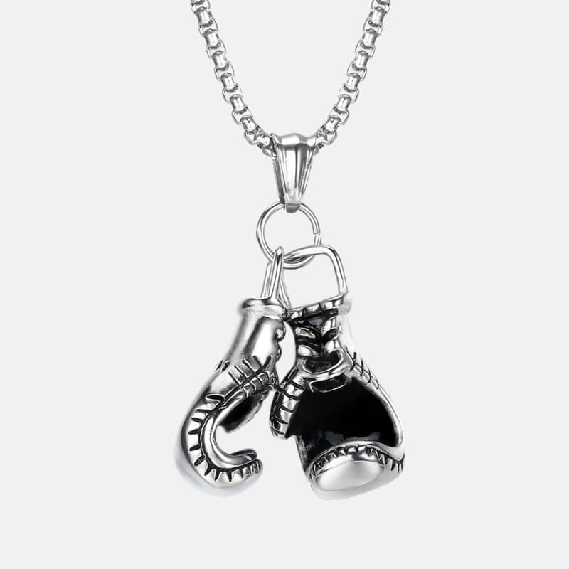 Boxing Gloves Stainless Steel Pendant - Rock & Spark